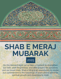 Shab e Meraj Flyer Template | PosterMyWall