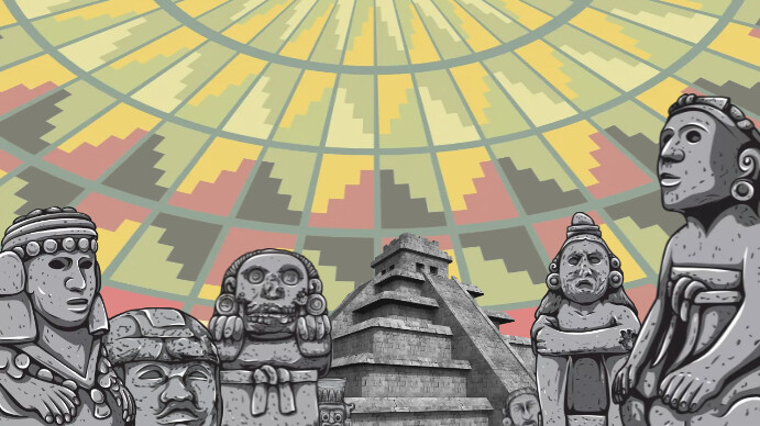 Grey Inca Maya Apresentação (16:9) Template | PosterMyWall