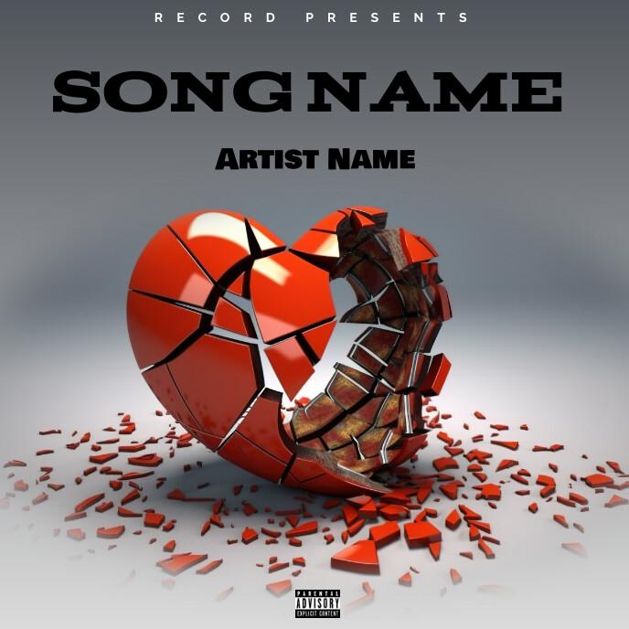 Grey Joyful Album Cover Template | PosterMyWall