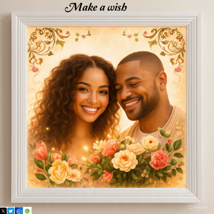 Copy of Grey Joyful Beautiful Wedding Frame Instagram Post | PosterMyWall