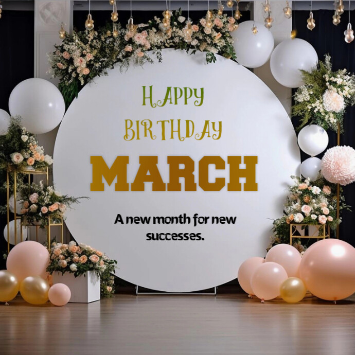 Modèle Grey Joyful Birthday Card Logo | PosterMyWall