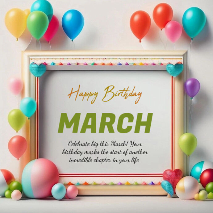 Grey Joyful Birthday Card Logo Template | PosterMyWall