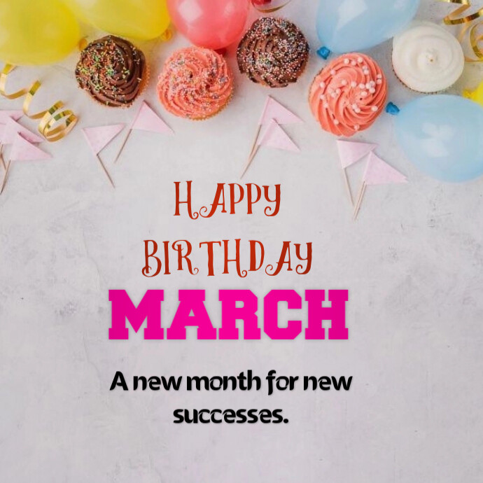 Grey Joyful Birthday Card Logo Template | PosterMyWall