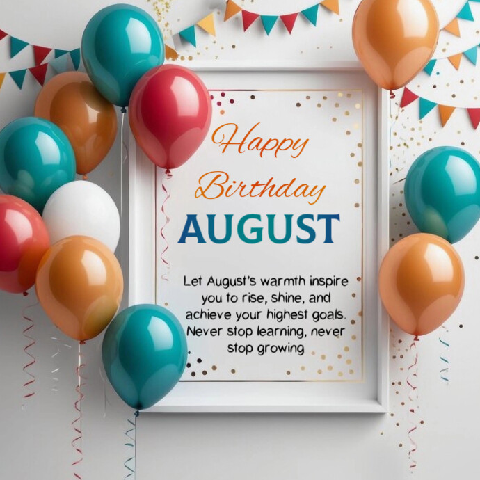 Grey Joyful Birthday Card Logo Template | PosterMyWall