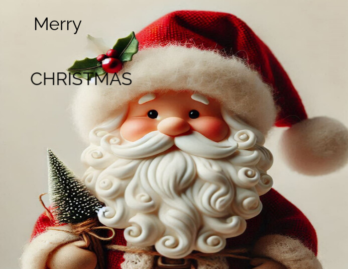 Grey Joyful Father Christmas Flyer (us Letter) Ithempulethi | PosterMyWall