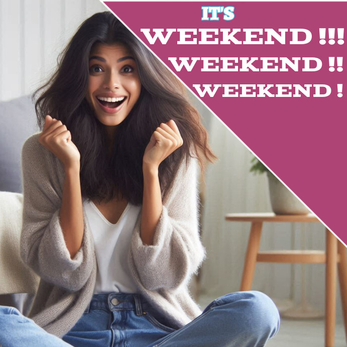 Copy of Grey Joyful Happy Weekend Instagram Post | PosterMyWall