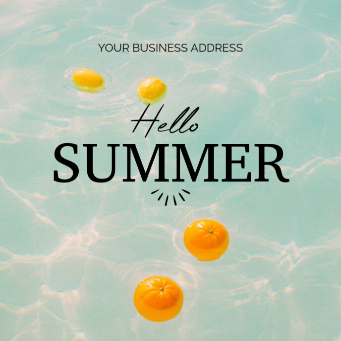 Plantilla de Grey Joyful Hello Summer Album Cover | PosterMyWall