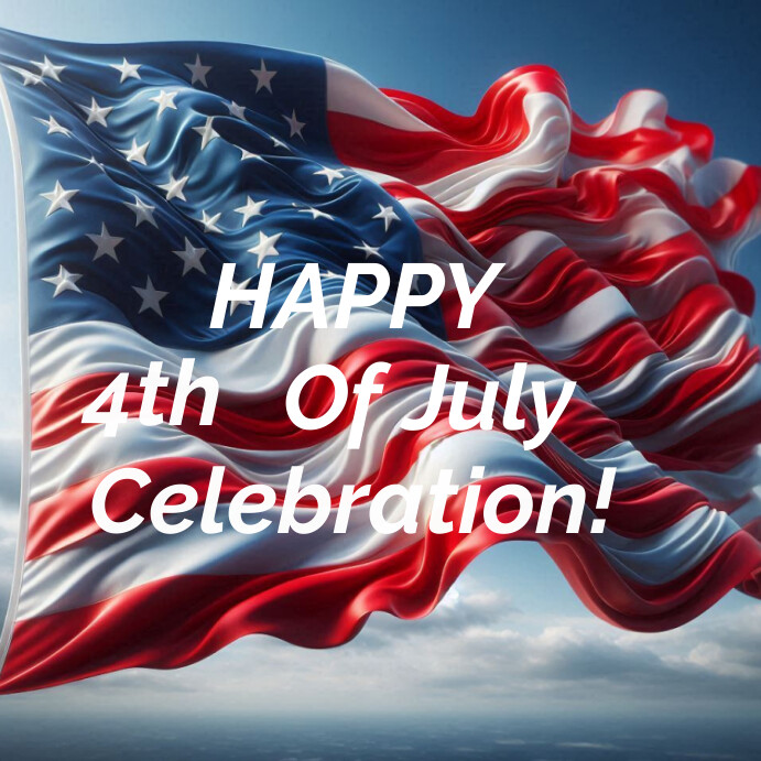 Copy of Grey Joyful July 4th Celebration Template | PosterMyWall