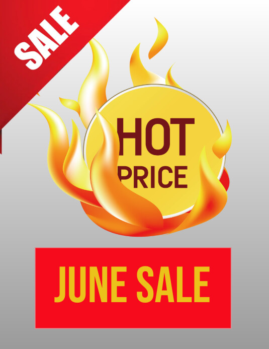 Copy of Grey Joyful June Sale Flyer (us Letter), smal | PosterMyWall