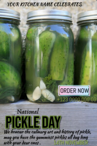 National Pickle Day Template | PosterMyWall
