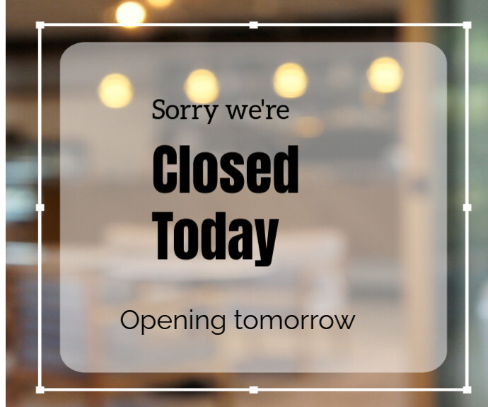 Grey Joyful Sorry We Medium Rectangle Template | PosterMyWall