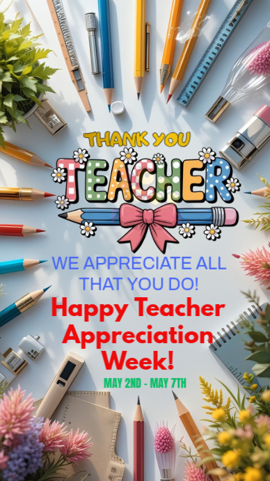 Grey Joyful Teacher Appreciation Instagram Story Template | PosterMyWall
