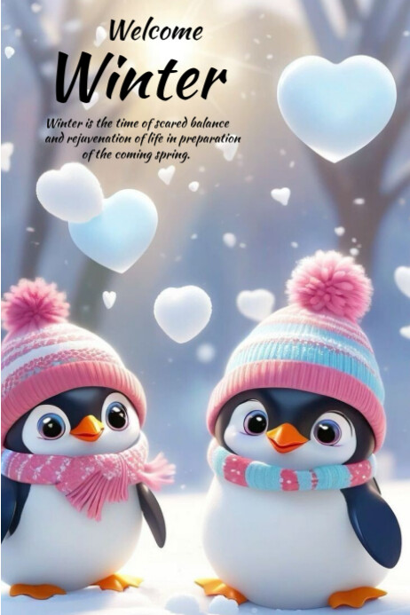 Grey Joyful Winter Wonderland Poster Template | PosterMyWall