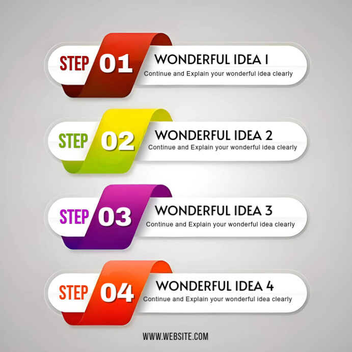 Grey List-based Infographics Instagram Post Template | PosterMyWall