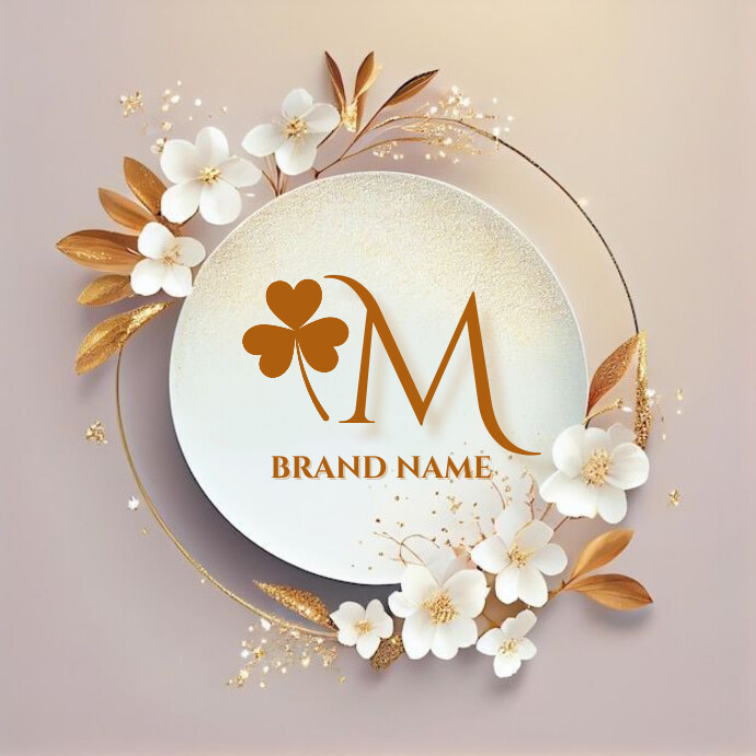 Grey M Logo Template | PosterMyWall