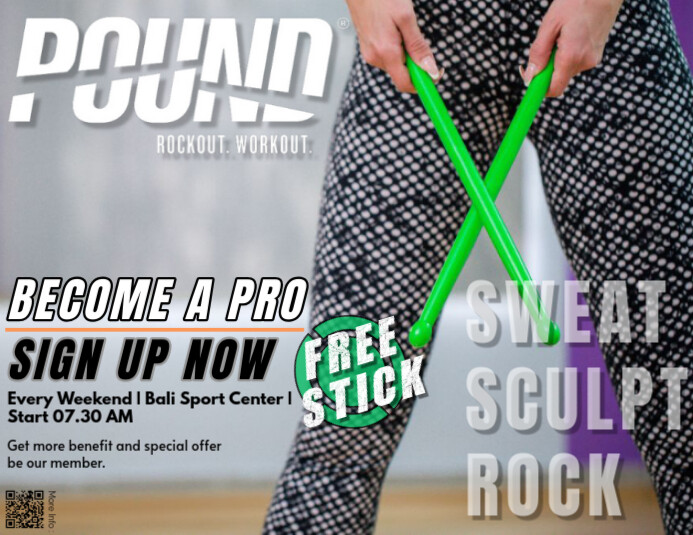 Copy of Grey Maksimalis Poundfit Ready To Pro Pamflet (letter As ...