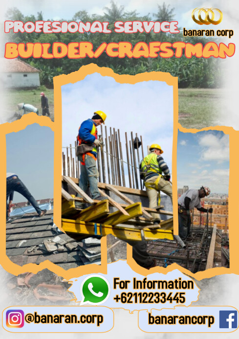 Copy of Grey Maksimalis Profesional Service Builder/c | PosterMyWall