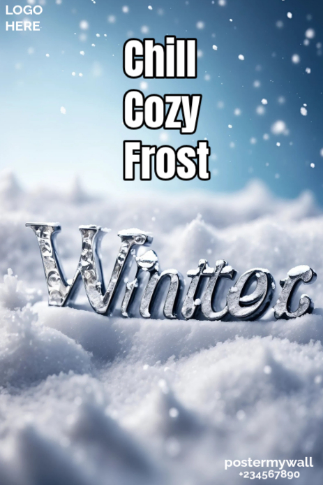 Grey Maximalist “winter Wonderland – Snowy Season Digital Art ...