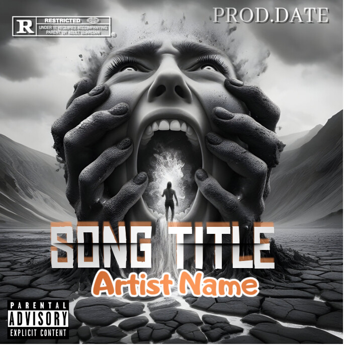 Grey Maximalist Album Cover Album Cover Template | PosterMyWall