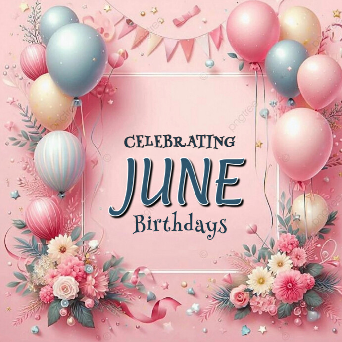 Copy of Grey Maximalist Celebrating June Birthdays Instagram Post ...