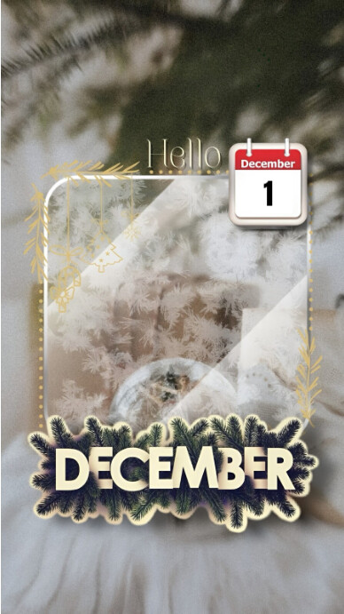 Grey Maximalist Christmas Background Template Design Instagram Story ...