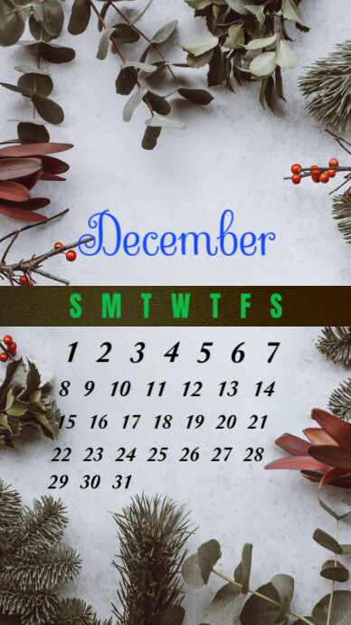 Copy of Grey Maximalist December Calendar Instagram Story | PosterMyWall