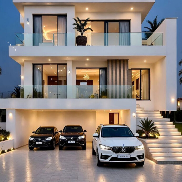 Grey Maximalist Duplex Luxury Home Real Estate Flyer Instagram Post ...