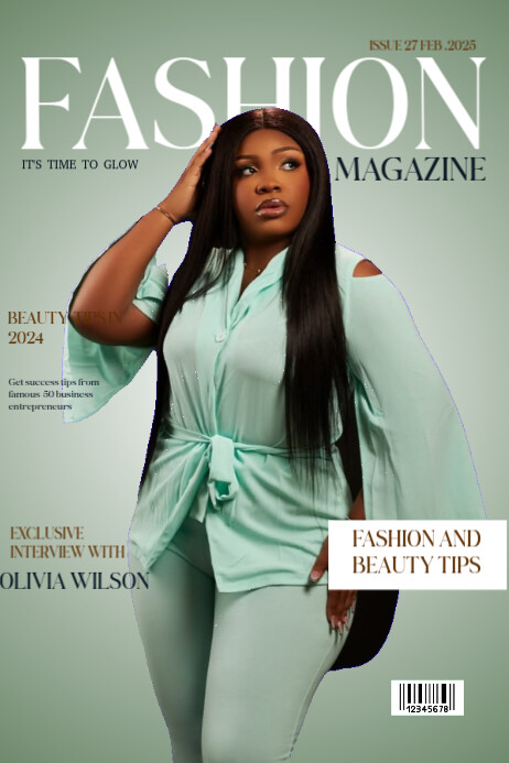 Copy of Grey Maximalist Fashion Magazine Cover Poster | PosterMyWall