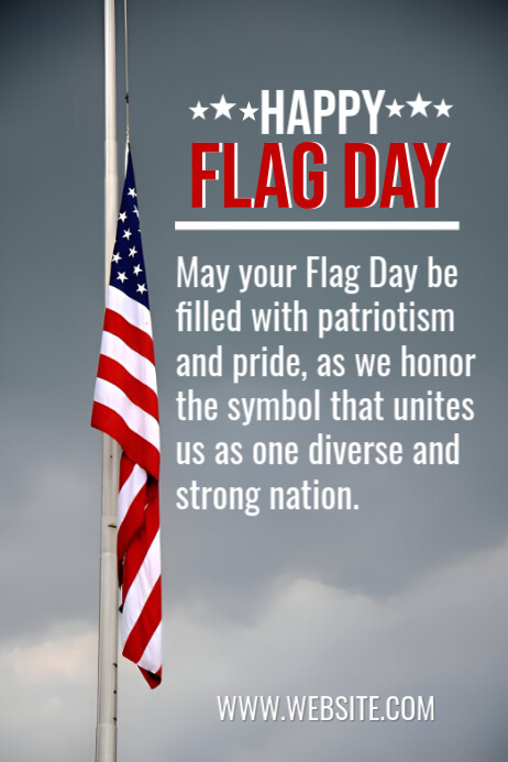 Copy of Grey Maximalist Flag Day Poster | PosterMyWall