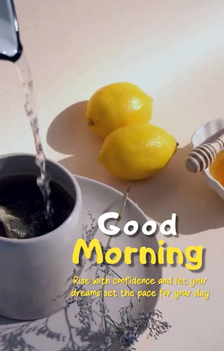 Grey Maximalist Good Morning Wattpad Cover Template | PosterMyWall