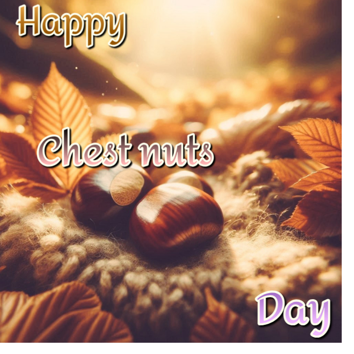 Plantilla de Grey Maximalist Happy Chest Nuts Day Instagram Post ...