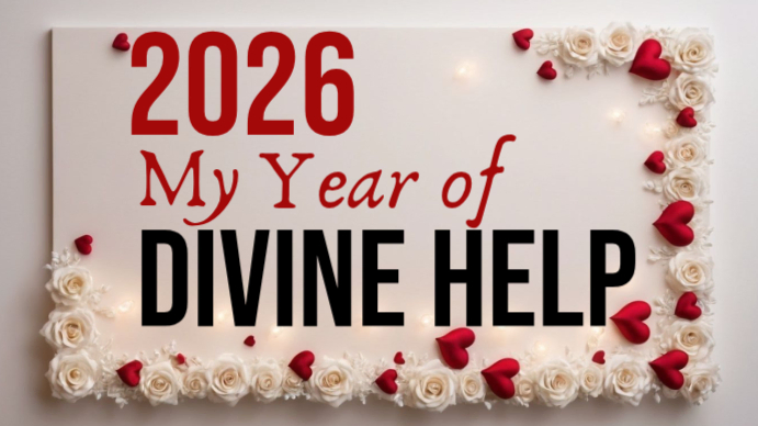 Plantilla de Grey Maximalist Happy New Year Declaration Digital Display ...