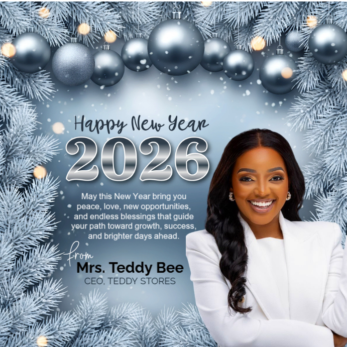 Grey Maximalist Happy New Year Instagram Post Template | PosterMyWall