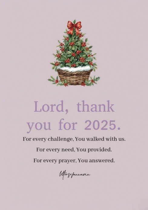 Grey Maximalist Letter Of Thanksgiving To God For 2025 A4 Template ...