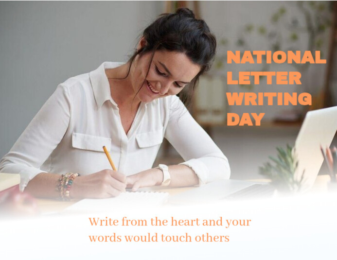 Grey Maximalist Letter Writing Flyer (us Letter) Template | PosterMyWall