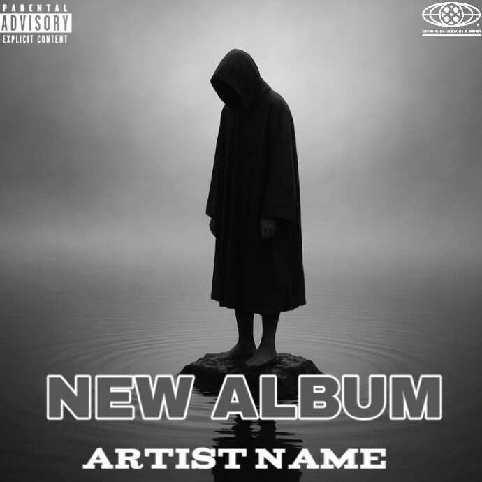 Grey Maximalist Mixtape Album Cover Template | PosterMyWall