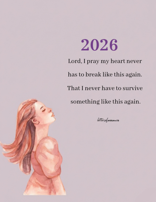 Grey Maximalist Prayer For 2026 New Year Flyer (us Letter) Template ...