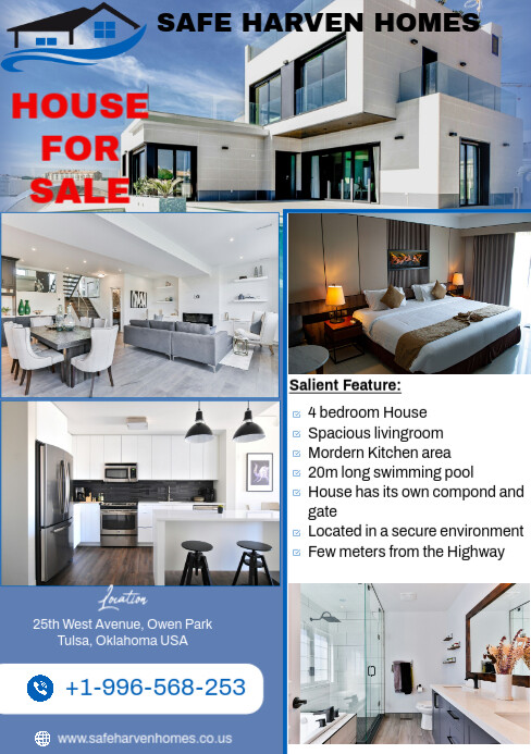 Copy of Grey Maximalist Property Management Flyer Template A5 ...