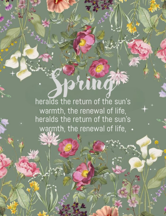 Copy of Grey Maximalist Spring 2025 Flyer (us Letter) | PosterMyWall