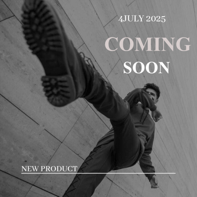 Grey Maximalist Stay Tuned Coming Soon Instagram Post Template ...