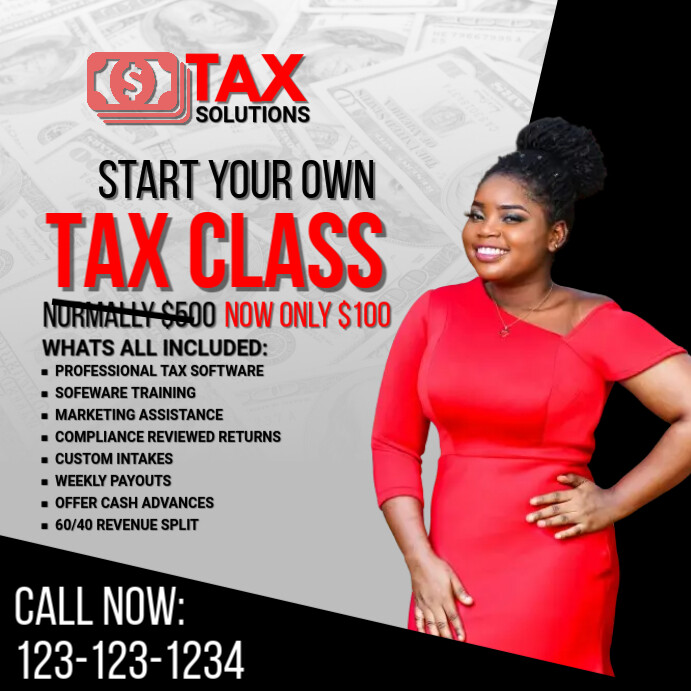 Grey Maximalist Tax Business Instagram Post Template | PosterMyWall