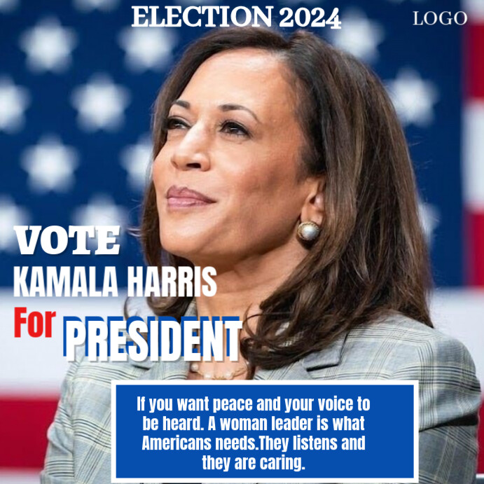 Copy of Grey Maximalist Vote Kamala Harris For President Campaign ...