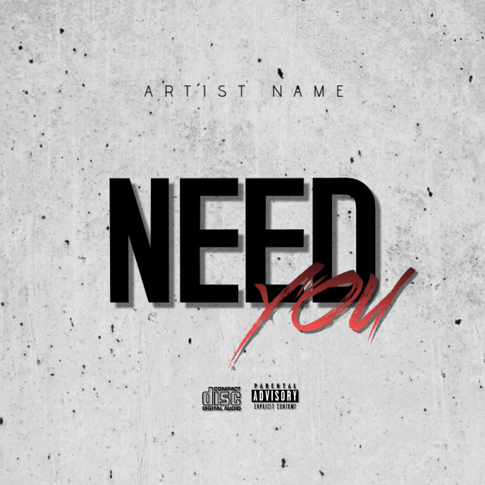 Grey Mixtape Album Cover Template | PosterMyWall