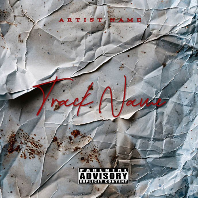 Grey Mixtape Cover Album Cover Template | PosterMyWall