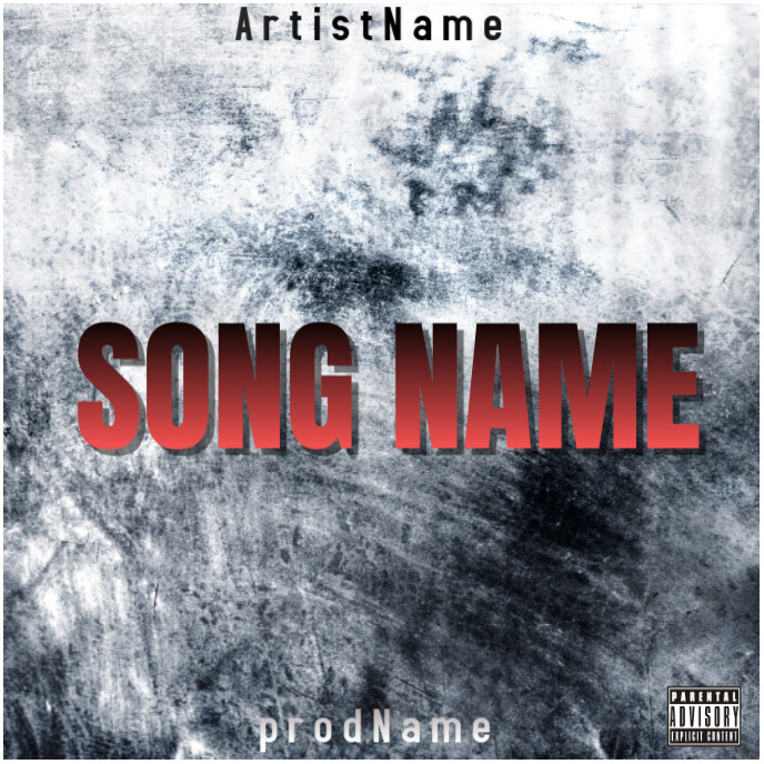 Grey Mixtape Song Album C Album Cover Template | PosterMyWall