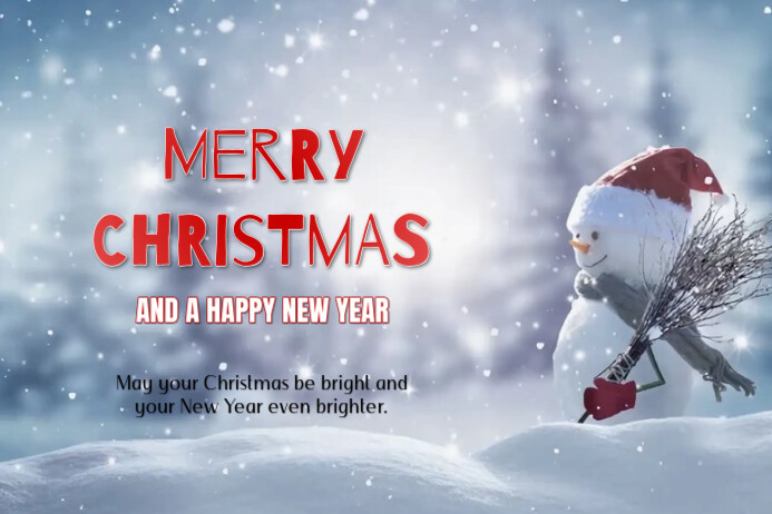 Grey Modern & Minimal Christmas Label Template | PosterMyWall