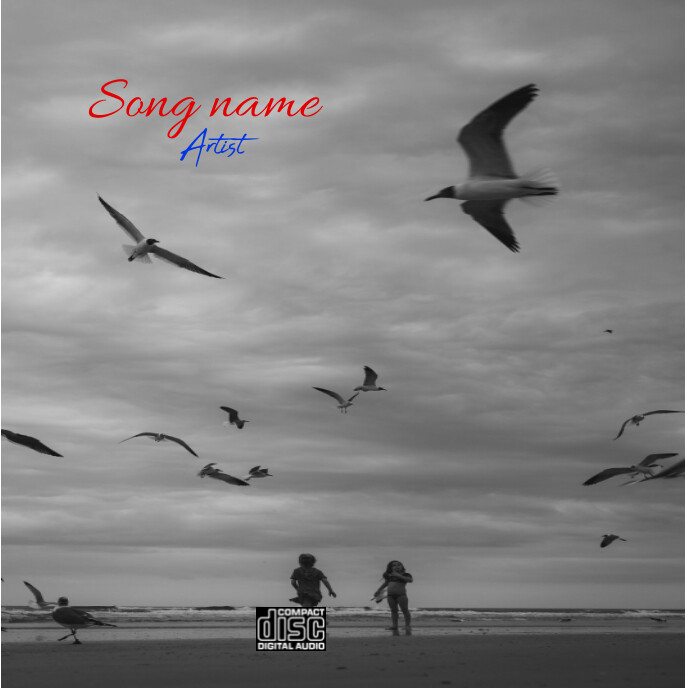 Grey Modern & Minimal Color Palette Album Cov Template | PosterMyWall