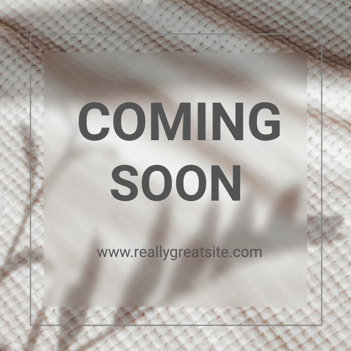 Grey Modern & Minimal Coming Soon Instagram P Template | PosterMyWall