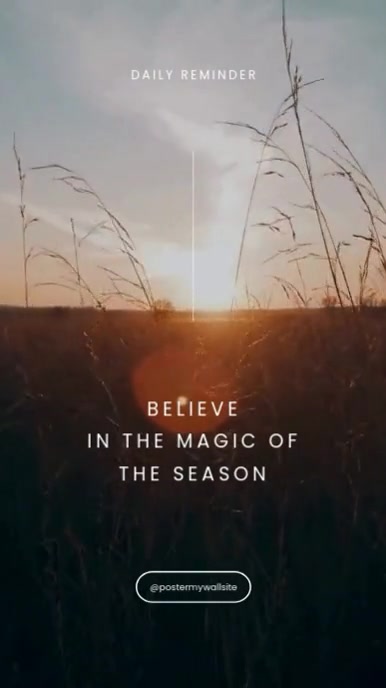 Grey Modern & Minimal Daily Reminder Instagram Reel Template | PosterMyWall