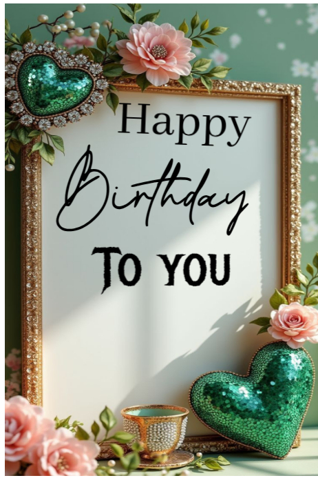 Grey Modern & Minimal Happy Birthday To You Poster Template Poster ...